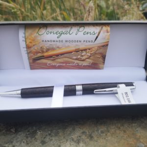 Donegal Pens: handmade wooden pen, elm - Fanad Lighthouse