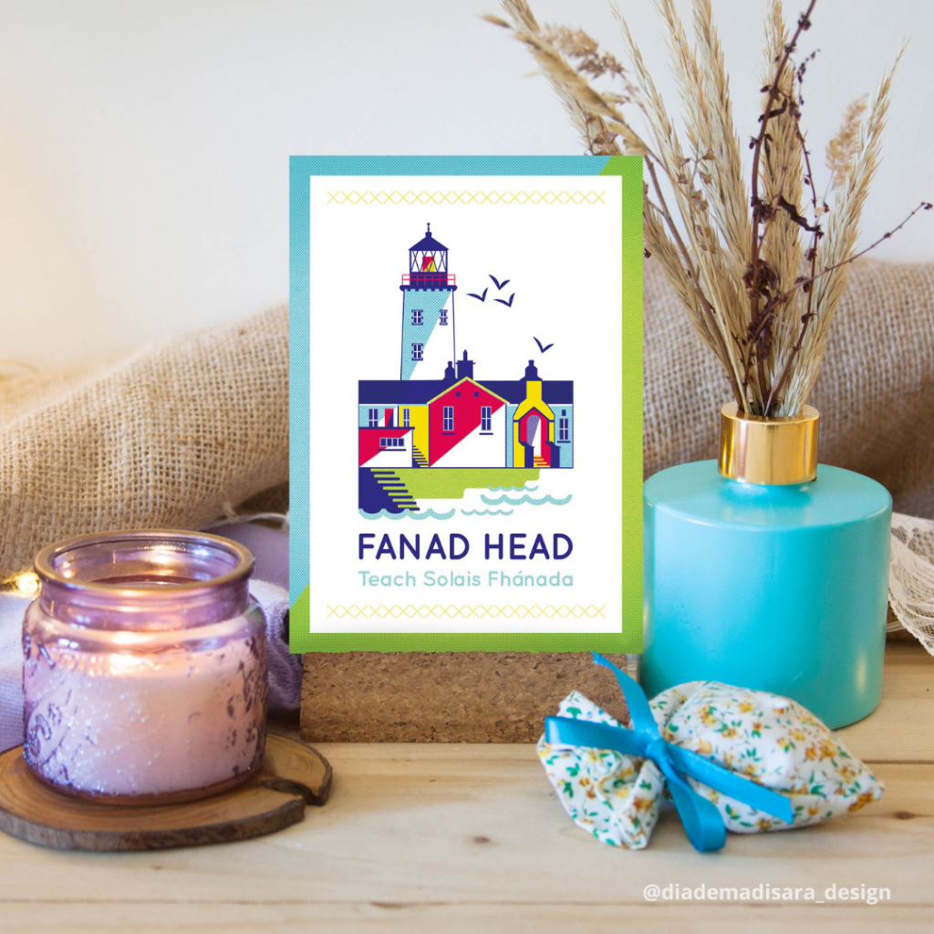 Postcard - Fanad Lighthouse design postcard - Fanad Lighthouse