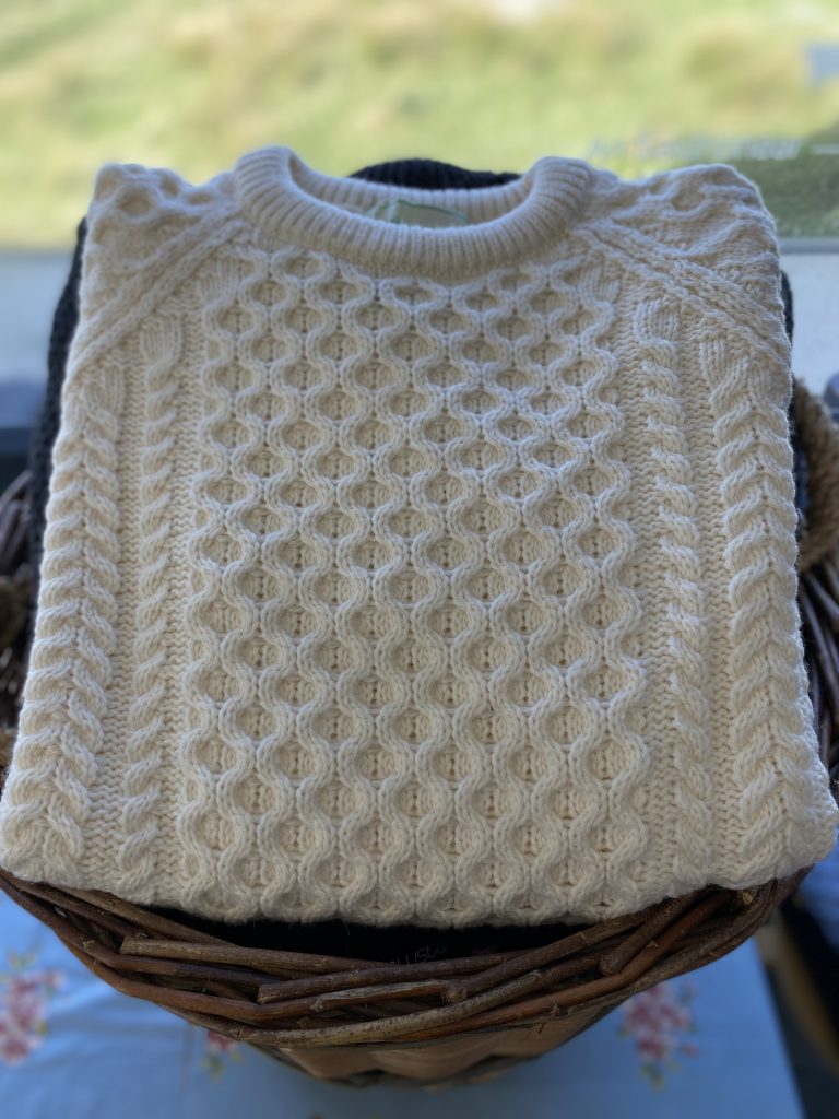 Traditional Aran Sweater - Fanad Lighthouse